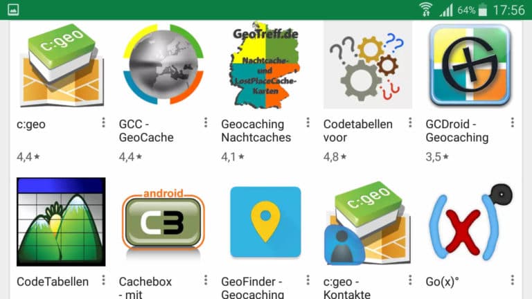 Geocaching Tools und App's für Android - GCinfo.de